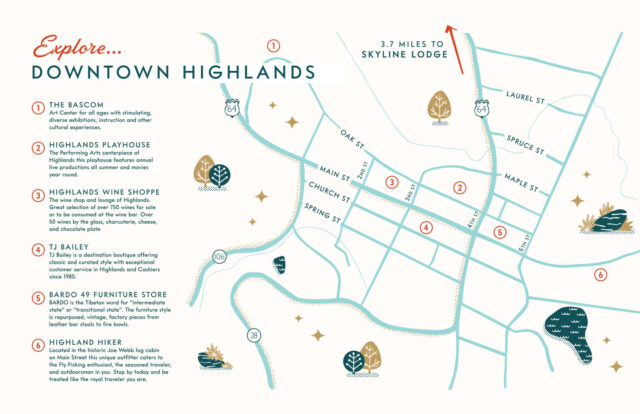 Downtown Highlands - Highlands NC Hotel | Skyline Lodge